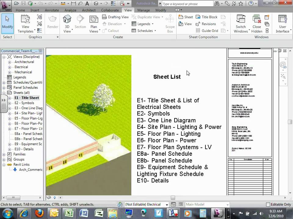 Commercial Project Revit Overview-12-06-10.wmv - YouTube