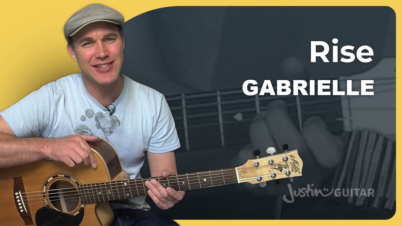How to play Rise by Gabrielle | Easy Guitar - YouTube