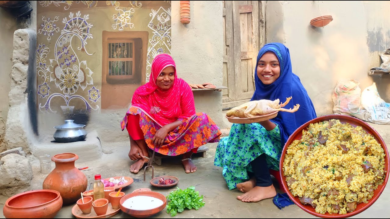 Duck Biryani. Village Ancient Biryani #Recipe Cook By Village Women ...
