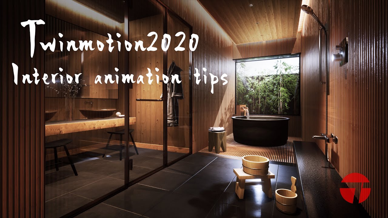 Twinmotion 2020 Bathroom interior animation tips - YouTube