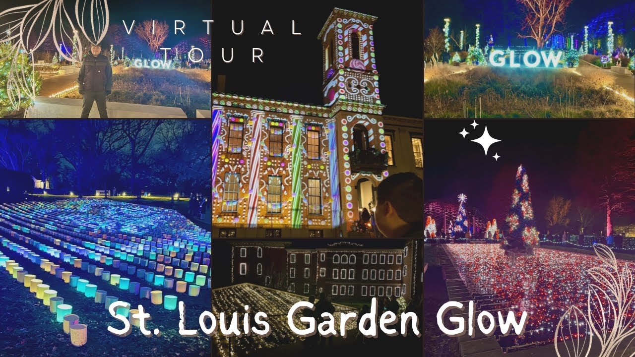 St Louis Missouri Botanical Garden Glow Walking Virtual Tour at ...