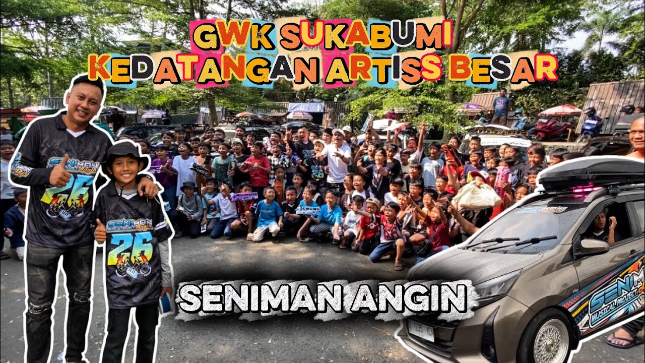 Seniman Angin Hadir Di Bazar Telolet dan Kopdar Miniatur GWK Sukabumi ...