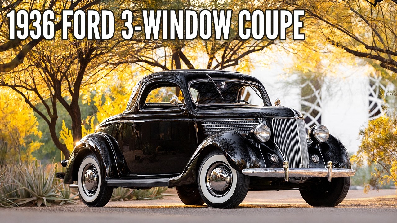 1936 Ford 3-Window Coupe - Drive and Walk Around - Southwest Vintage ...