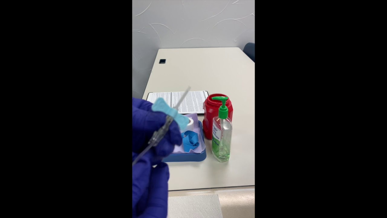 The butterfly needle - YouTube