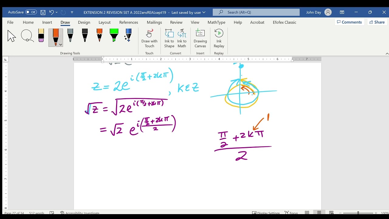 Square Root Of 2i Q25 Complex Revision YouTube