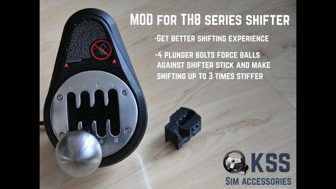 MOD for Thrustmaster TH8 series shifter TH8A & TH8RS -improve shifting ...