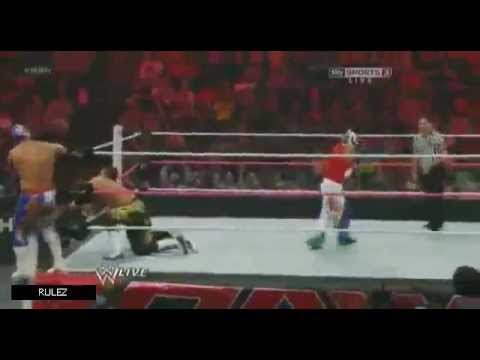 Rey Mysterio Double 619 At WWE Raw 10/1/12 - YouTube