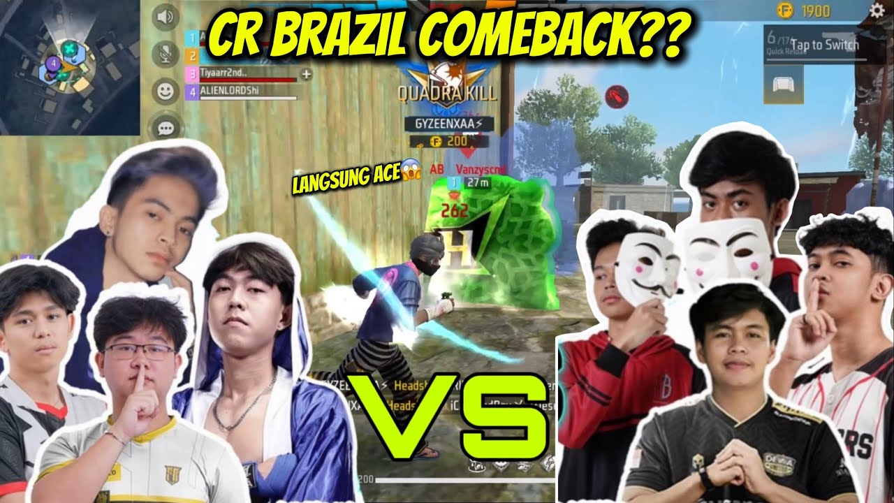 INI YANG KALIAN TUNGGU!! GAMEPLAY CR BRAZIL 4 VS 4 GUA LANGSUNG DAPET ...