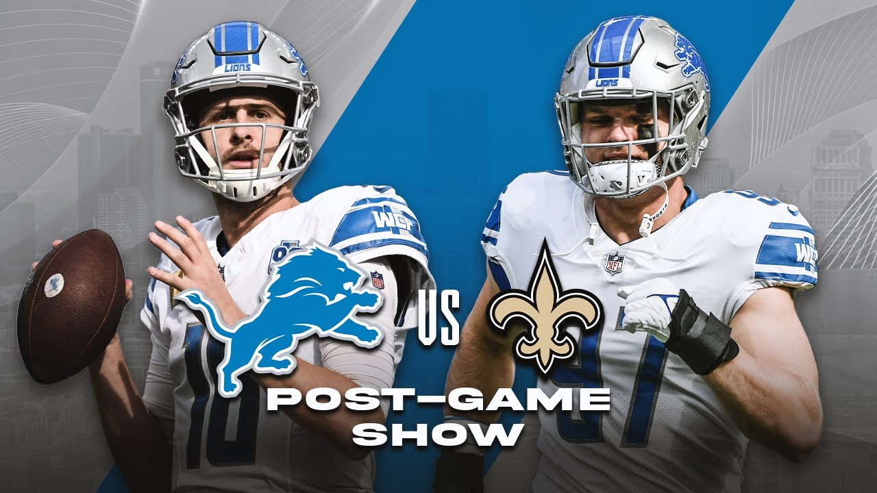 Detroit Lions vs New Orleans Saints Post Game I Sunday, December 3rd ...