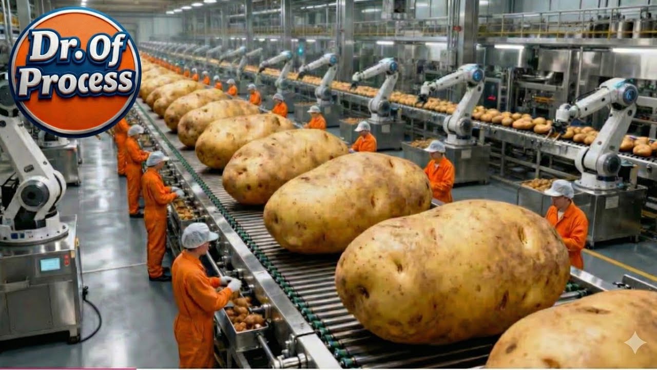 Inside a Modern Potato Chip Factory: From Whole Potatoes to Perfectly ...