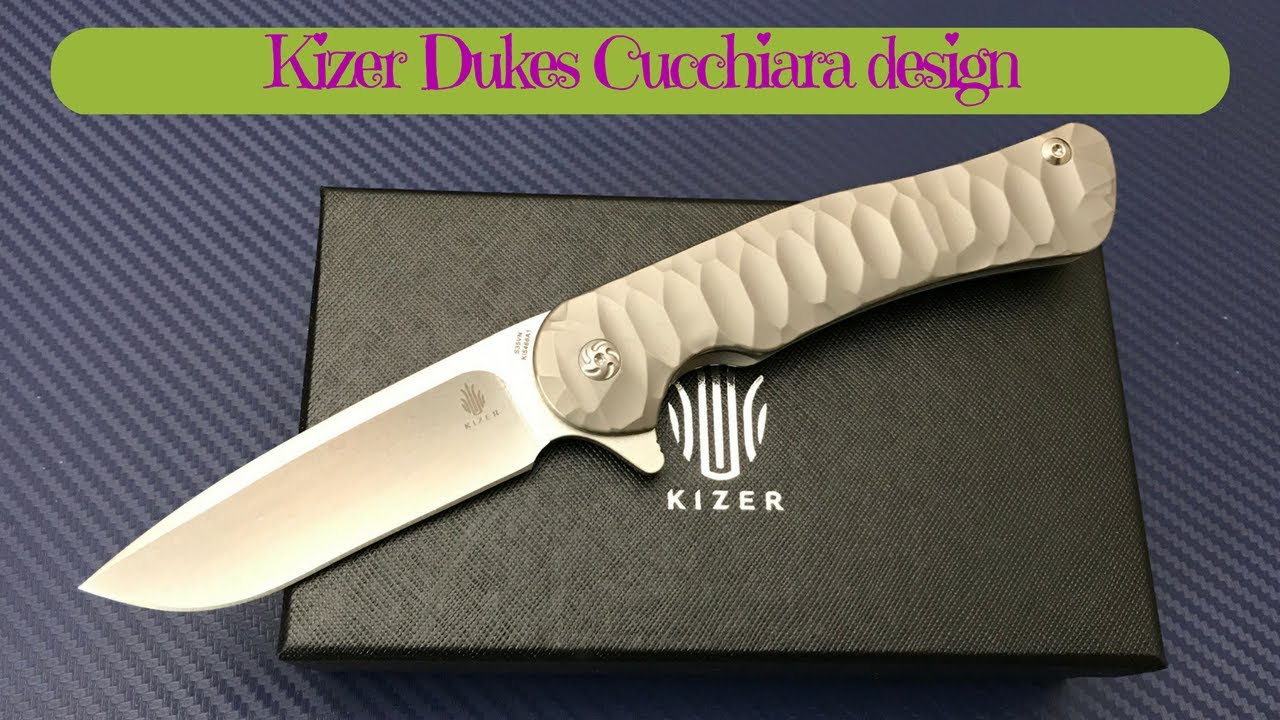 Kizer Dukes Knife Matt Cucchiara design Ki5466A1 - YouTube
