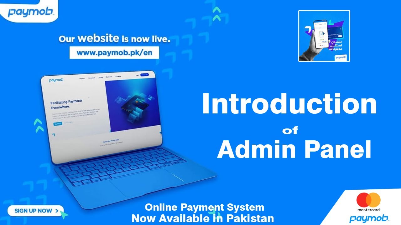 PAYMOB Introduction of Admin Panel, Tech Master - YouTube