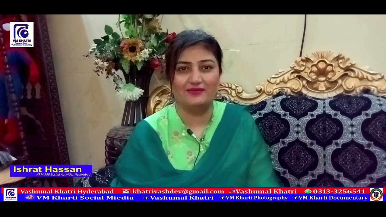 Ishrat Hassan , talks on the importance of education and empowerment of ...