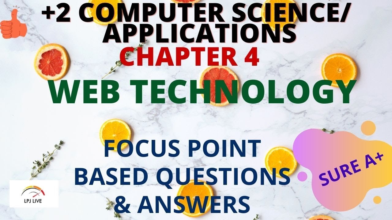 PLUS TWO COMPUTER SCIENCE|COMPUTER APPLICATIONS|FOCUS AREA ...