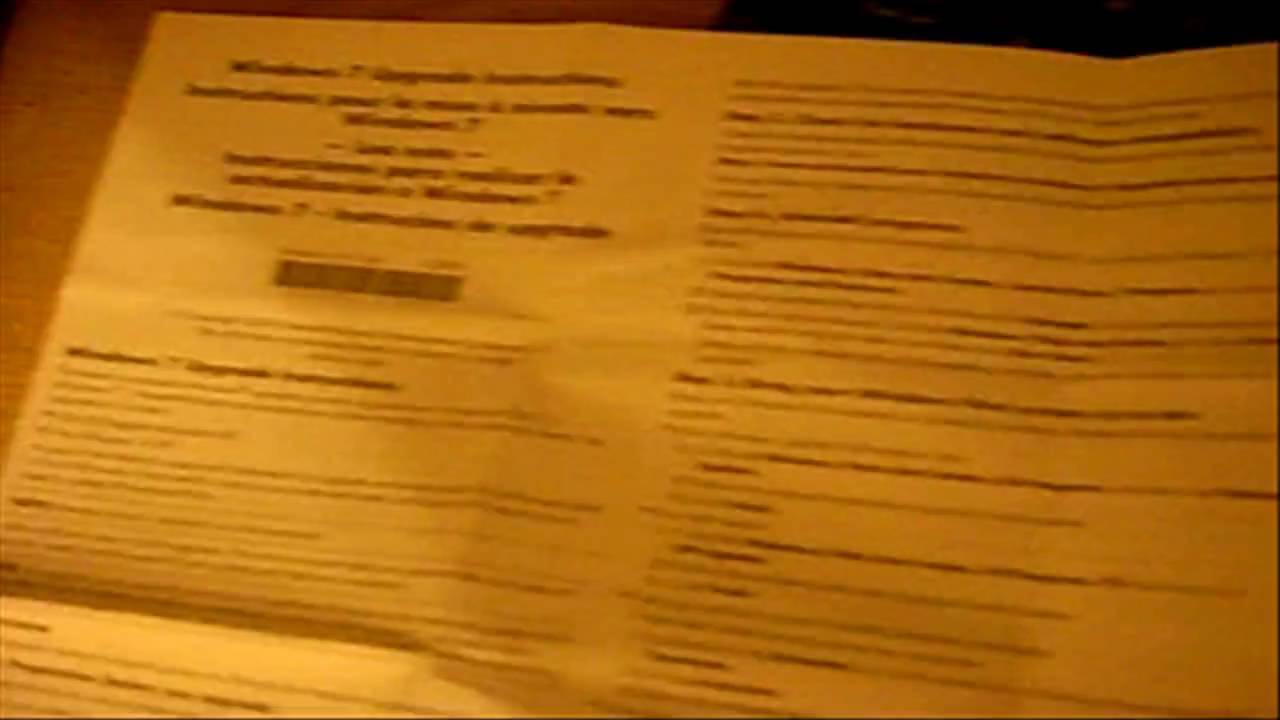 Windows 7 unboxing - YouTube