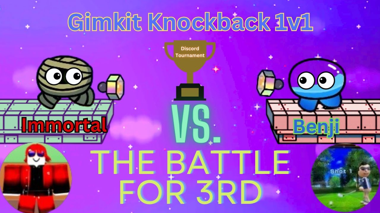 Gimkit Knockback Discord Tournament Vs. BenjiWii: Battle for 3rd Place ...