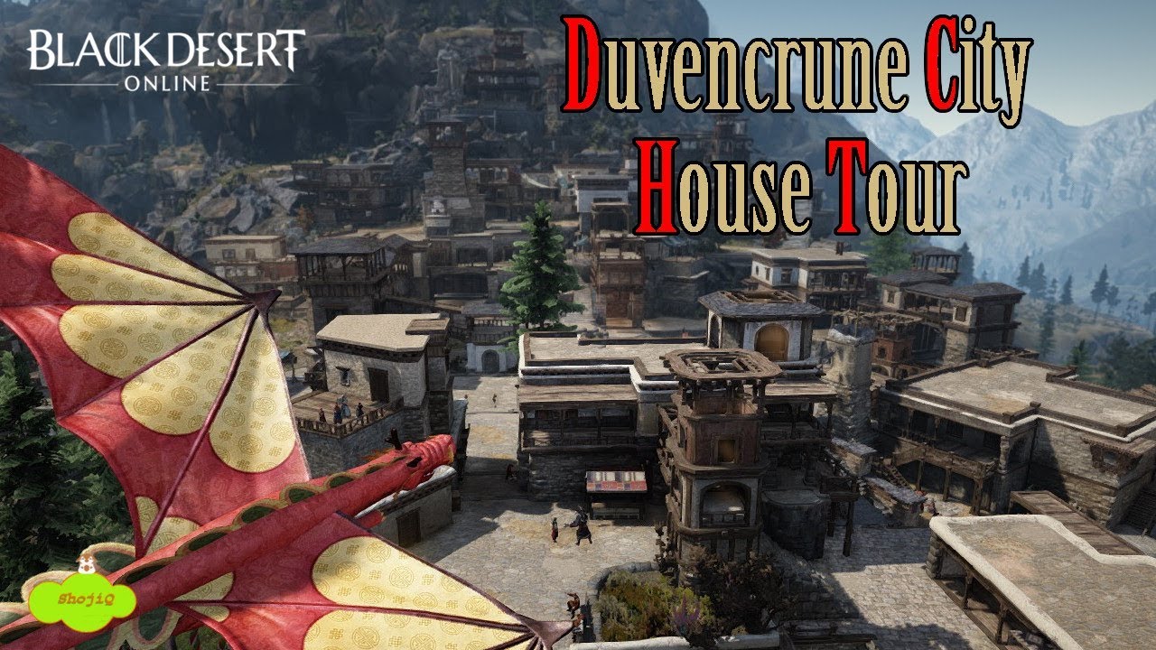 Black Desert Online - Duvencrune City House Tour [KR] - YouTube