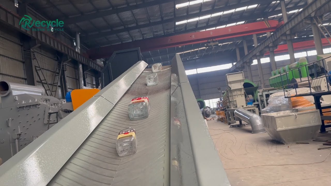 Glass Bottle Crusher Machine for Recycling | Horizontal Hammer Mill ...