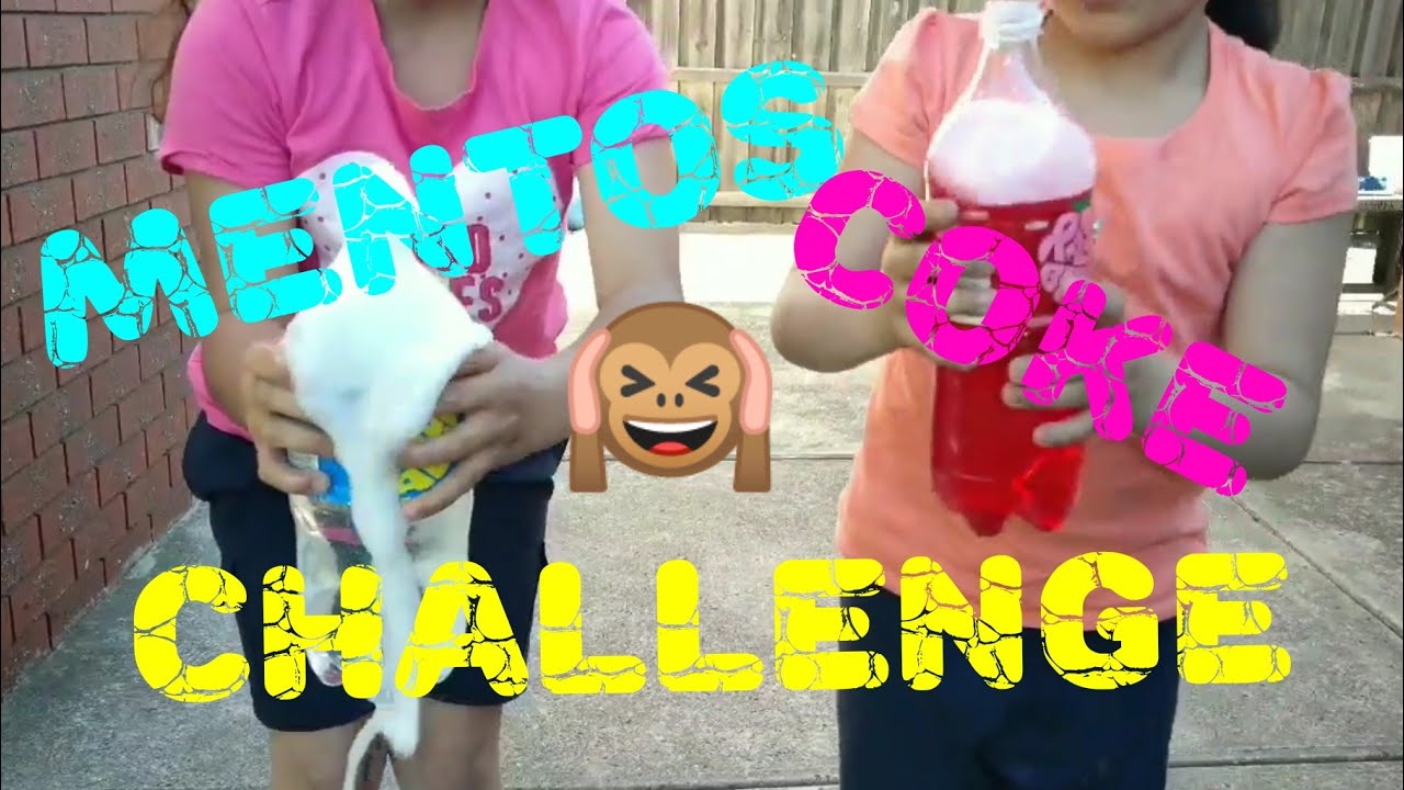 Mentos And Coke Challenge Youtube