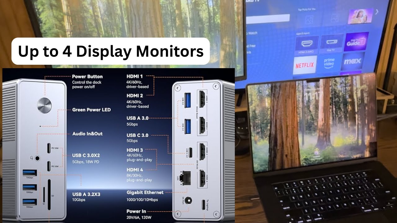 EASY 18-in-1 Docking Station for Macbook or Windows, TobenOne Review ...
