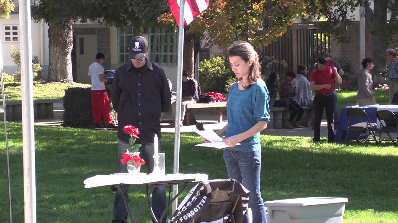 Veteran's Day Event: POW:MIA Poem - YouTube