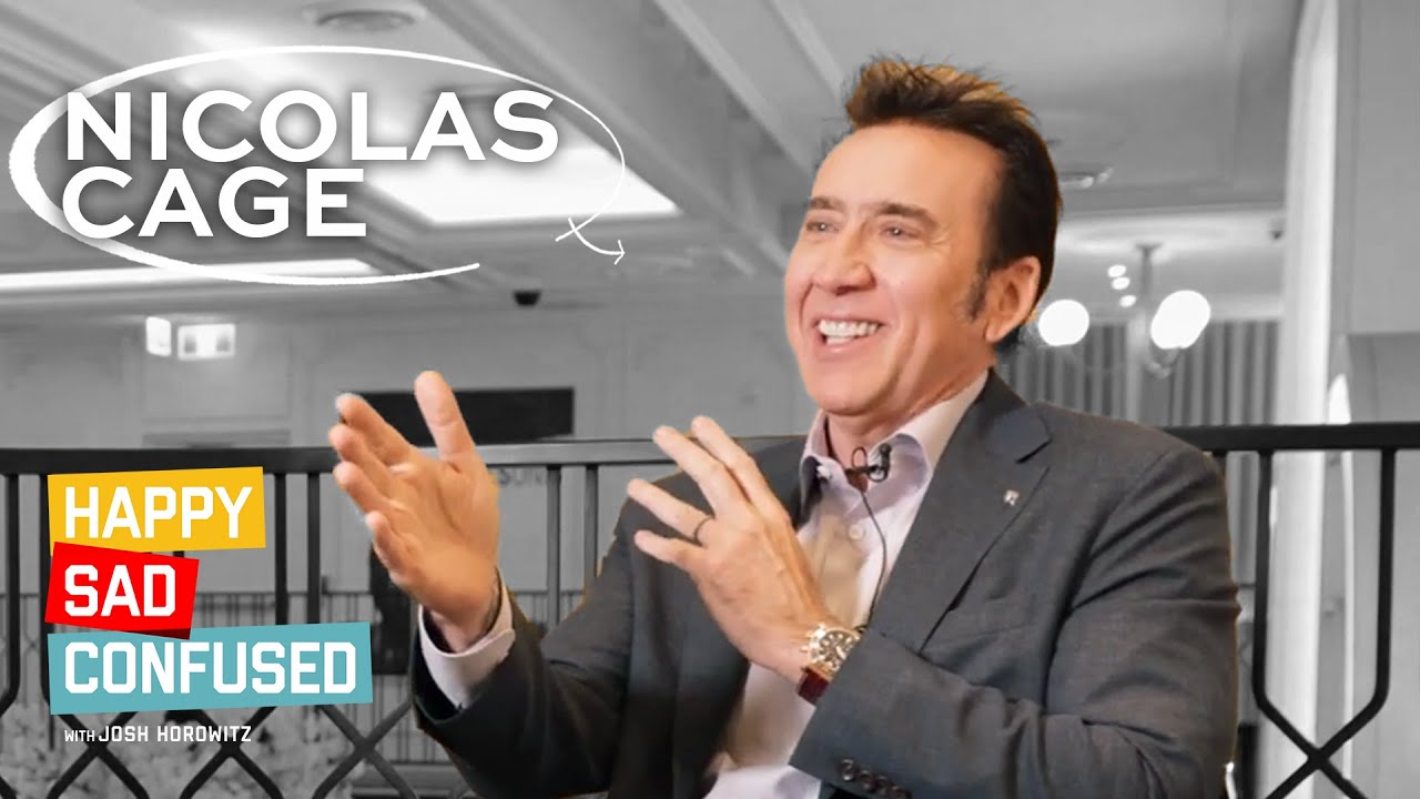 Nicolas Cage talks his first western, comic book movies, & more: Happy ...