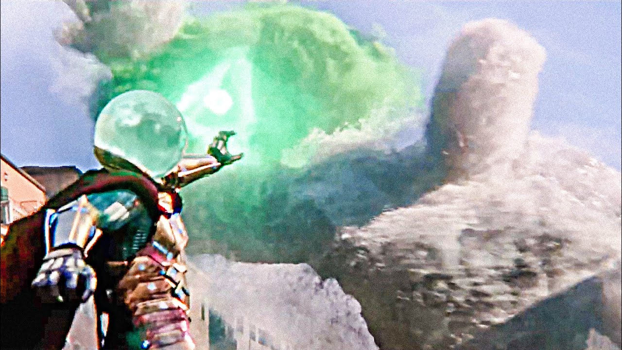 Mysterio vs. Hydro Man Fight Scene - SPIDER-MAN: FAR FROM HOME Movie ...