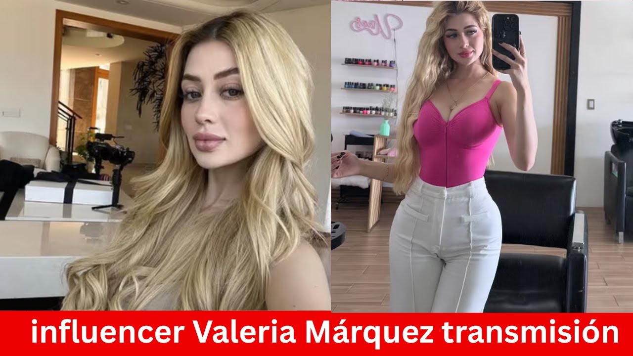 la influencer Valeria Márquez durante transmisión en TikTok | Who was ...