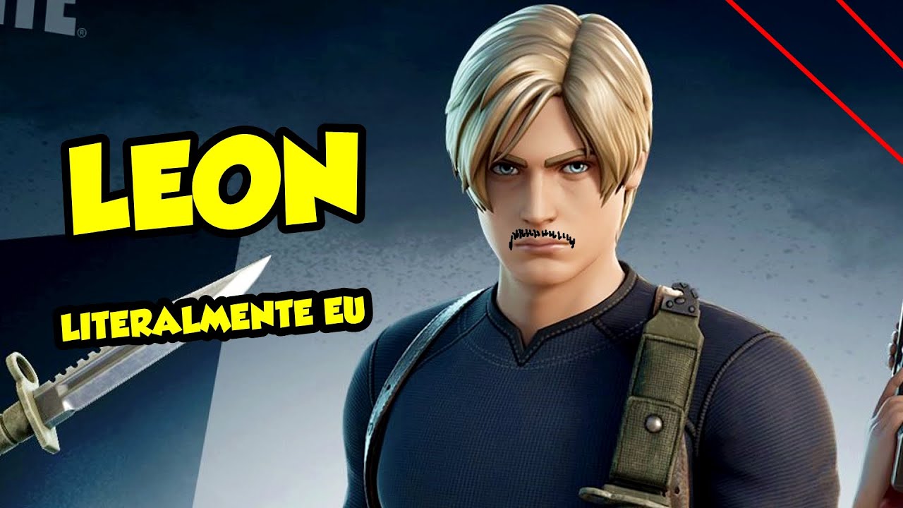 LEON NO FORTNITE !!! 🤩🤩🤩 (resident evil) - YouTube