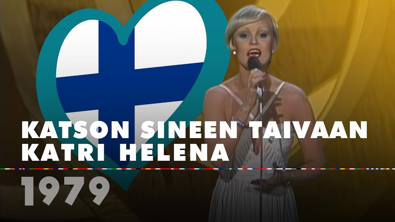 KATSON SINEEN TAIVAAN – KATRI HELENA (Finland 1979 – Eurovision Song ...