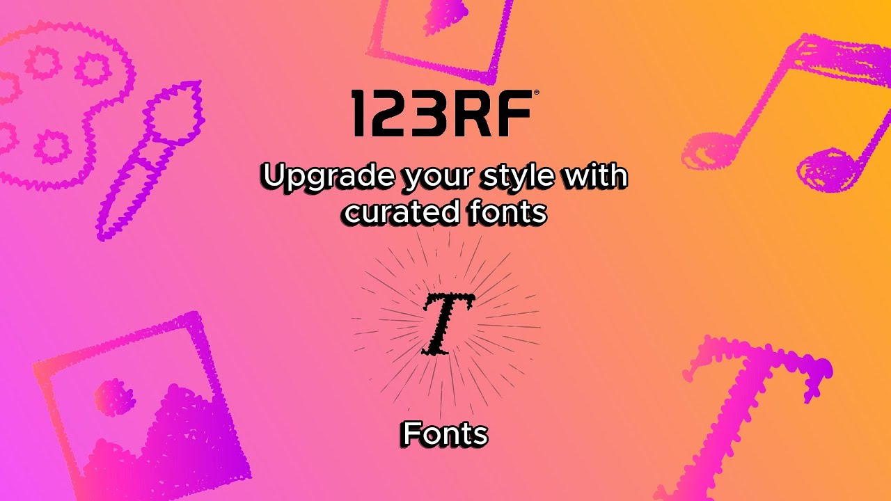 123RF - Creative Fonts & Typography to Define Your Brand - YouTube