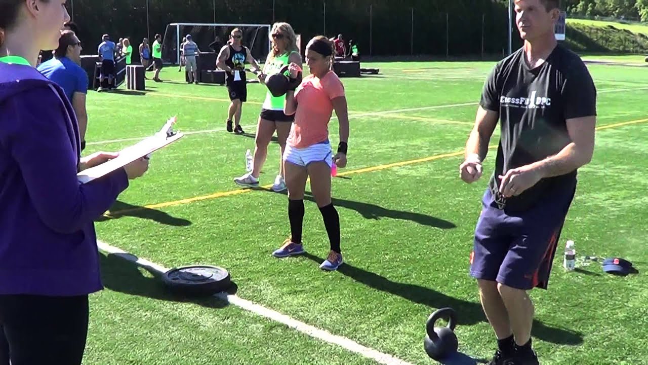 Catalyst Games kettlebells and burpees - YouTube