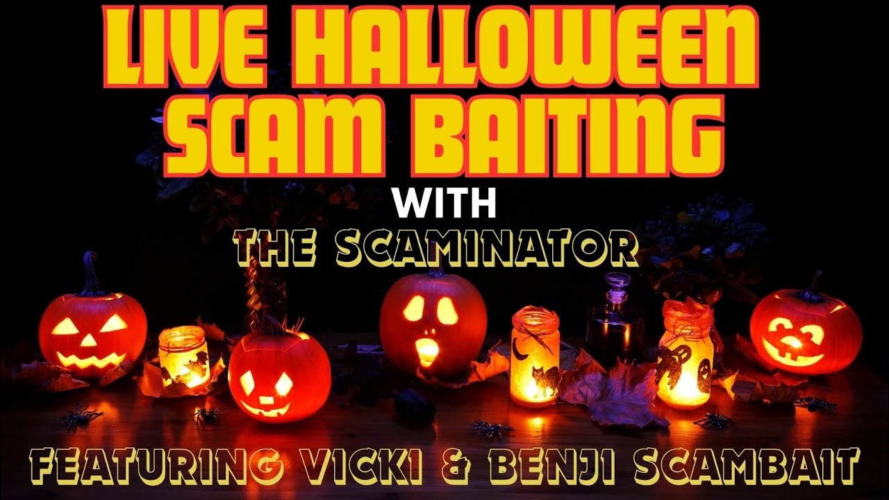 Spooking Scammers Live on Halloween. Collaboration with @Vicki_Benji ...