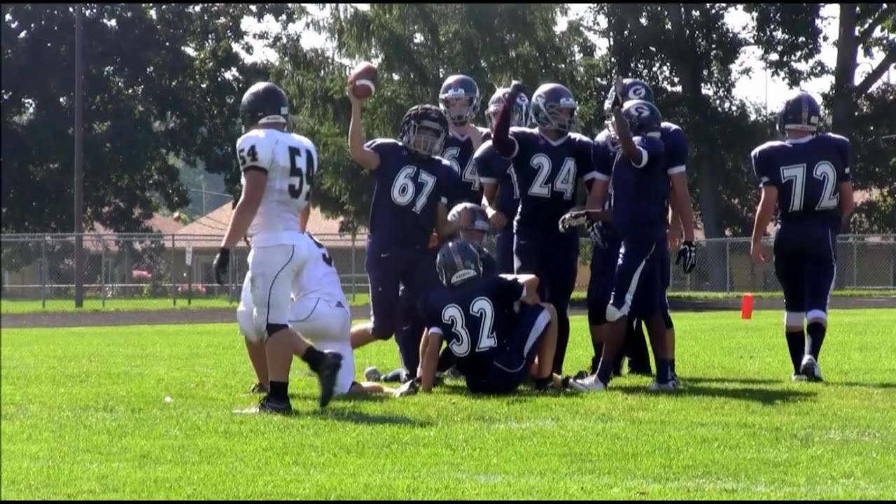Garrett High School JV Football vs. Churubusco - 9/3/16 - YouTube
