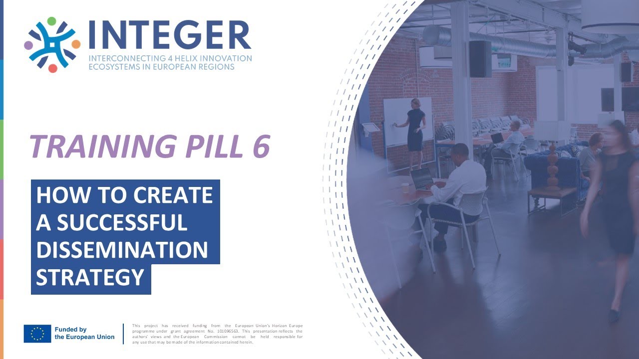 Training pill 6: How to create a successful dissemination strategy ...