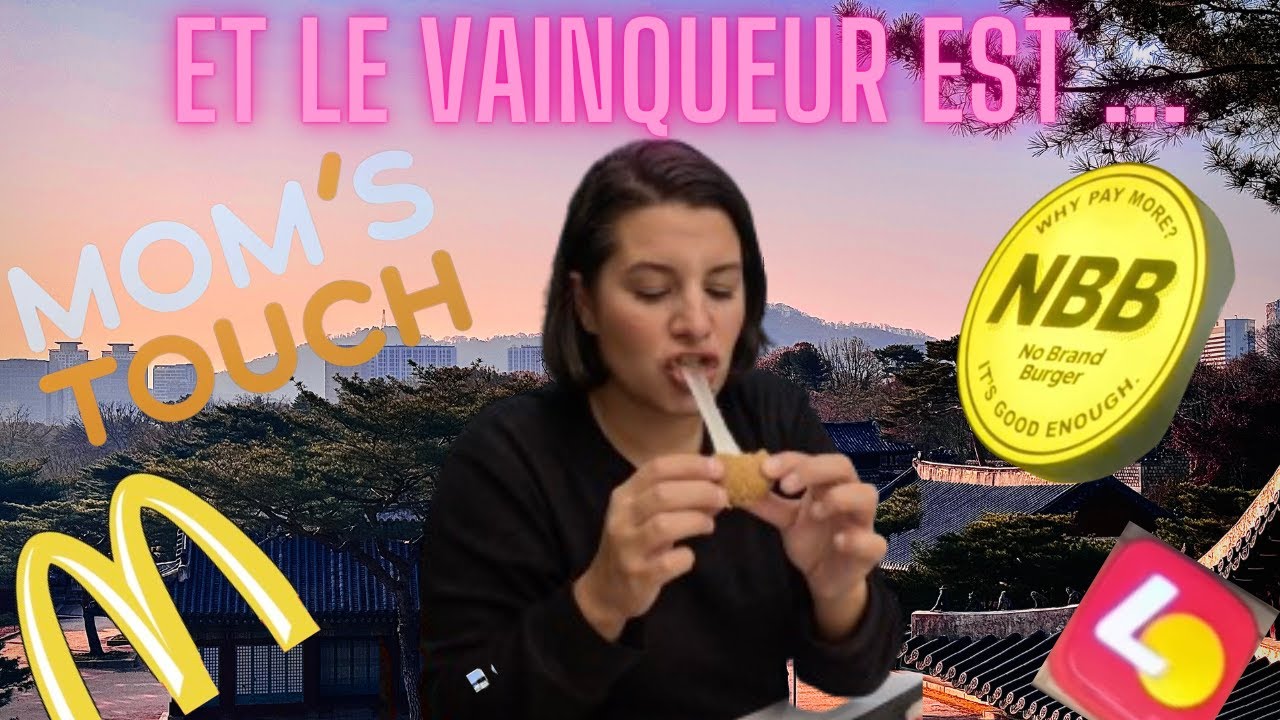 Fast food coréen VS McDonald : Qui remportera la bataille !? - YouTube