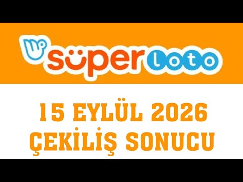 Süper Loto Çekiliş Sonucu 15 Eylül 2026