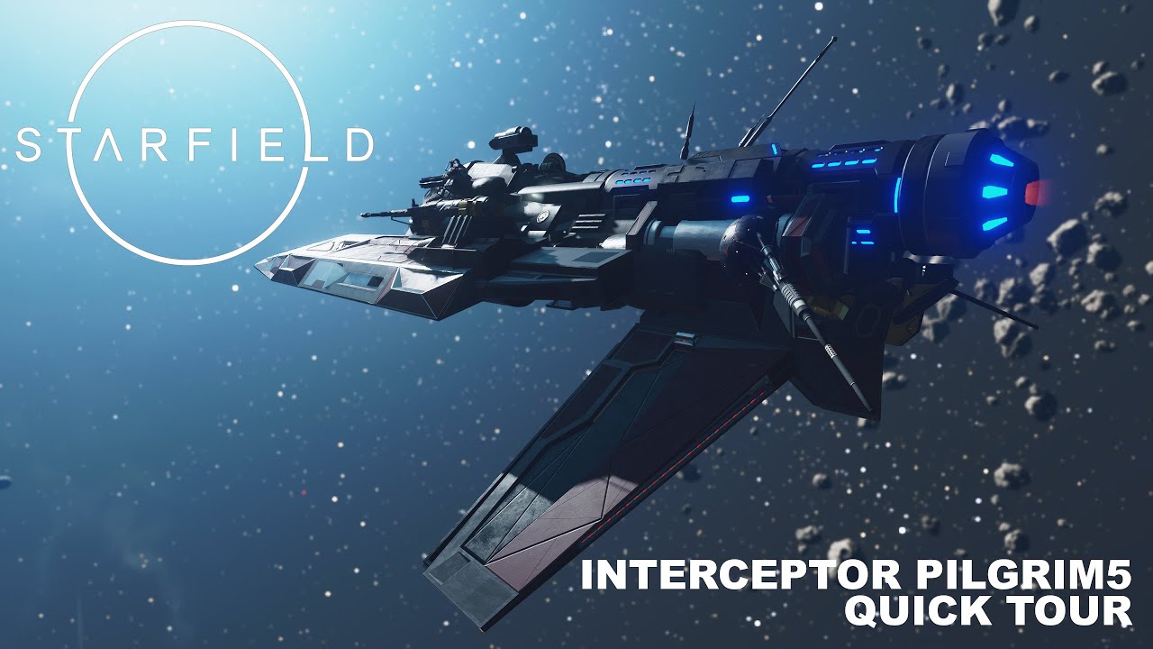 STARFIELD | Interceptor Pilgrim5 - Quick Tour | PC 4K • RTX3080 Ti # ...