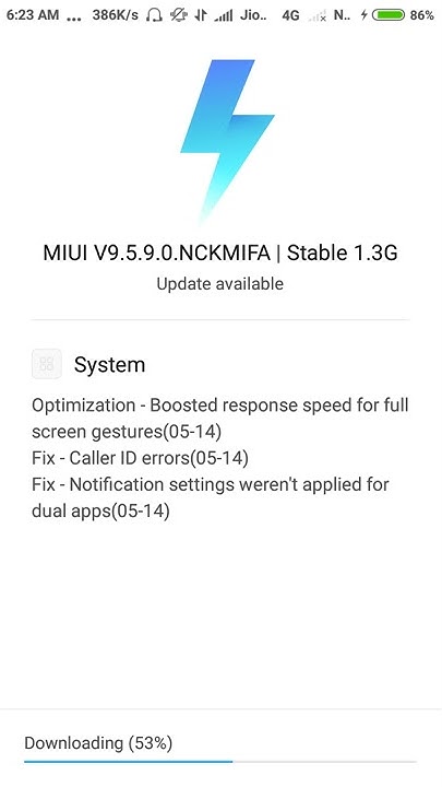 New Update miui v9.5.9.0 NCKMIFA for Redmi 5a - YouTube
