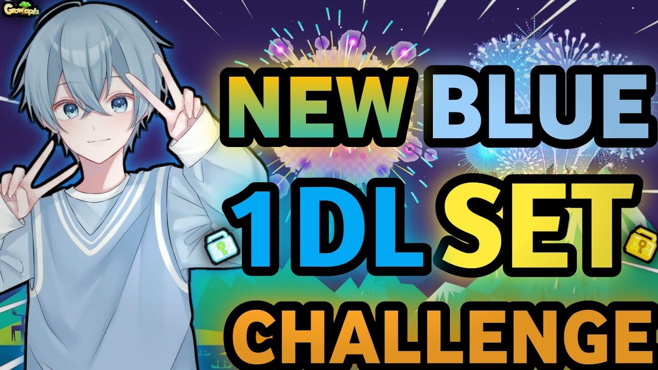 SPECIAL 1 DL NEW BLUE SET CHALLENGE (NEW SET!!) | Growtopia - Set ...