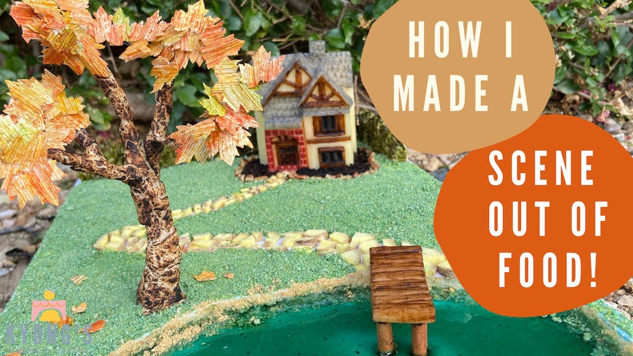 My Process of Making Art out of Food - Food Landscape - YouTube