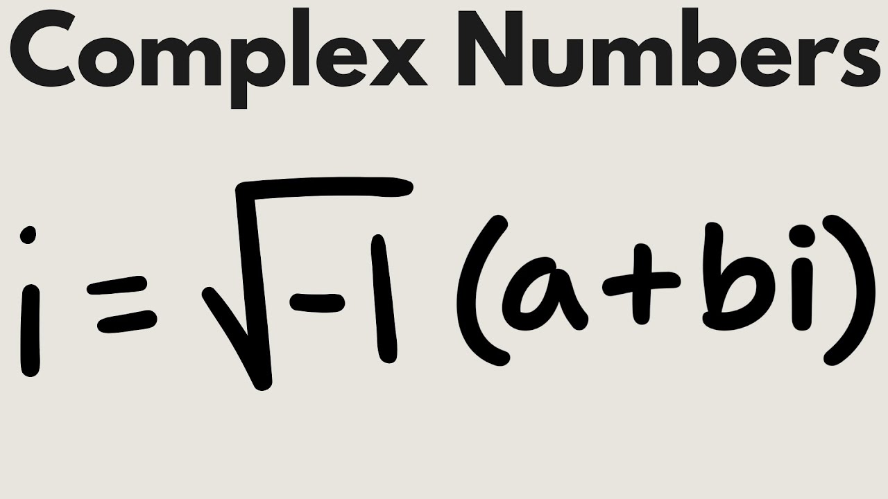 Complex Numbers - YouTube