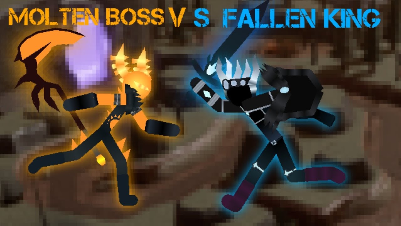 Molten Boss VS Fallen King | TDS animation - YouTube