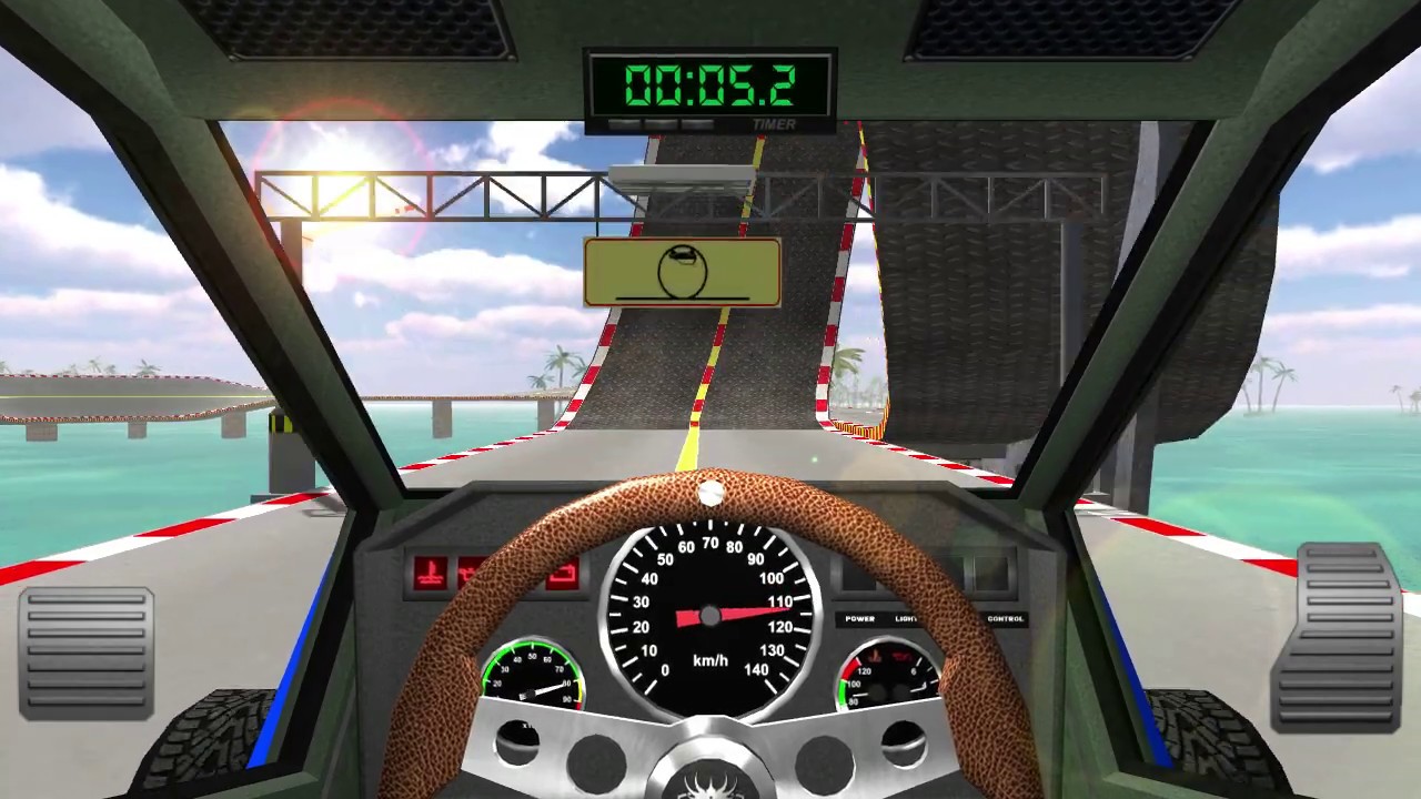 Car Stunt Racing. Track - "RING OF DEATH". - YouTube