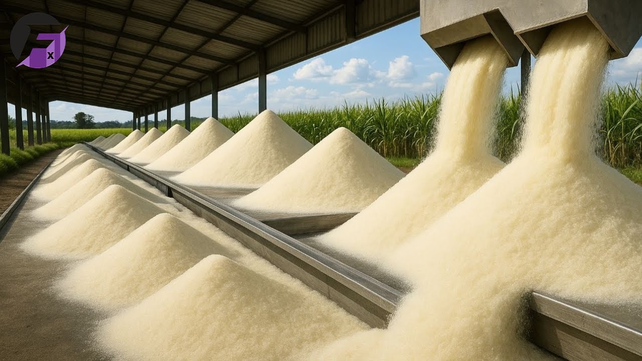 How Sugar Is Made—Unbelievable Massive Tons of Sugar Processing In A ...