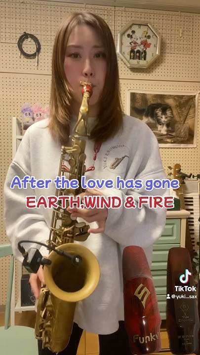 EARTH,WIND & FIRE / After the Love Has Gone#saxophone #music #sax #jazz #ジャズ #サックス #榎本有希 - YouTube