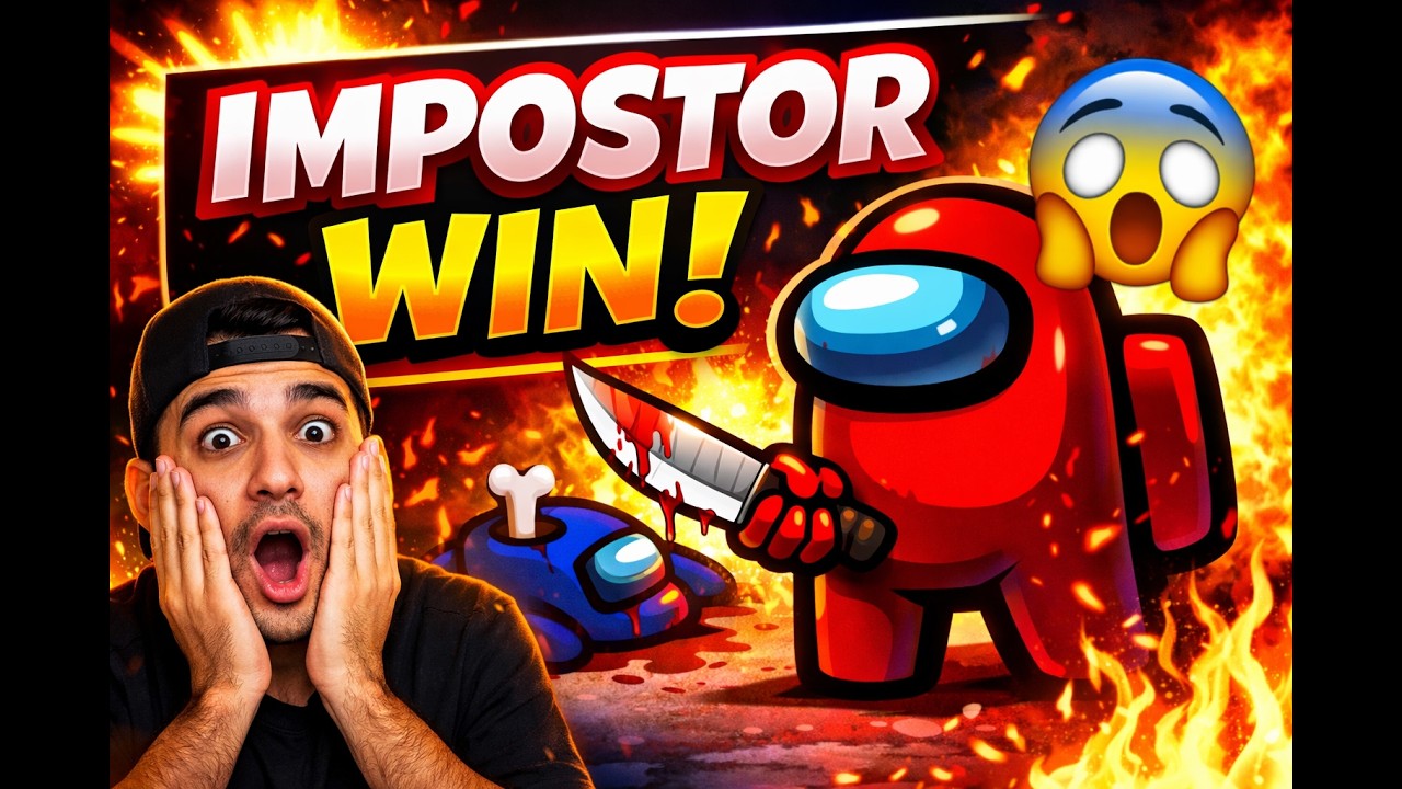 INSANE IMPOSTOR WIN in Among Us 😱 Full 4K Gameplay | Funny Moments ...