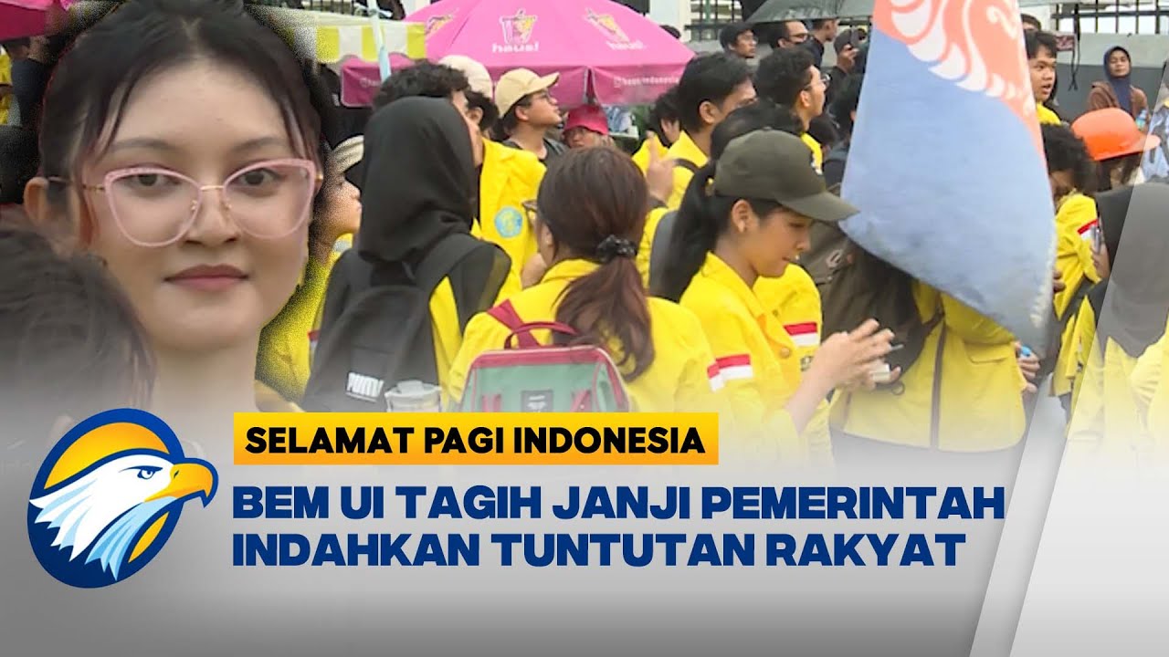 HOT TOPIC - BEM UI Demo 'RAKYAT TAGIH JANJI' di Depan Gedung DPR RI ...