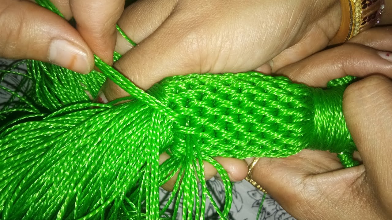 How to make//Choti macrame new design//चोटी में बारीक वाला नोटिस लगाना ...