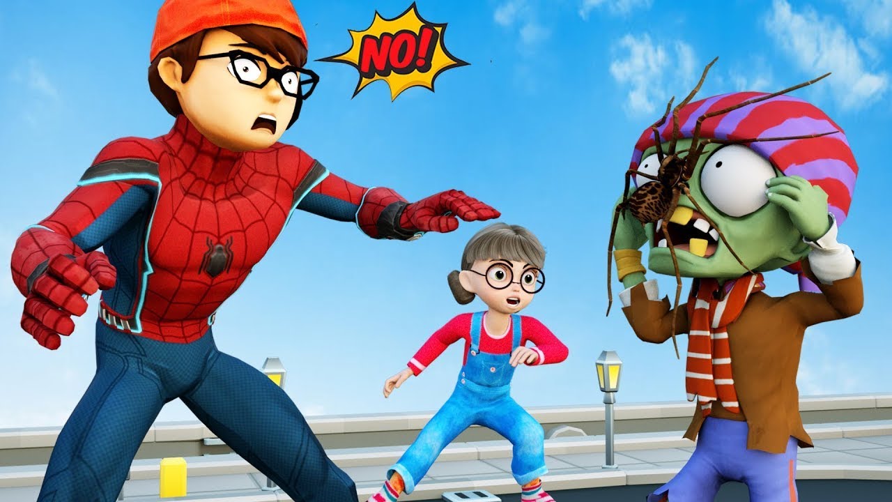Nick Spider-Man fights Zombie Hulk to rescue Tani | Scary Teacher 3D ...